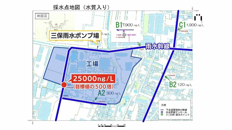 発がん性物質を含む水を目標値の220倍の高濃度で海に放出 化学工場の煙突からも広範囲に拡散か|fnnプライムオンライン