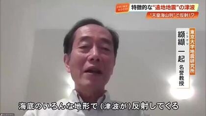 カムチャツカの遠地地震　「周期が長い」「複雑に合わさる」東大・纐纈名誉教授が解説する特殊な津波の性質