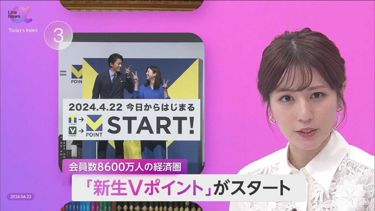 会員数8600万人の巨大経済圏「新生Vポイント」始動 決済手段の連携、企業の統廃合でポイント市場さらに激化｜FNNプライムオンライン