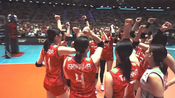 【ハイライト映像】W杯バレー白星発進！ 女子日本代表はペルーにストレート勝ち【パリ五輪予選】｜FNNプライムオンライン