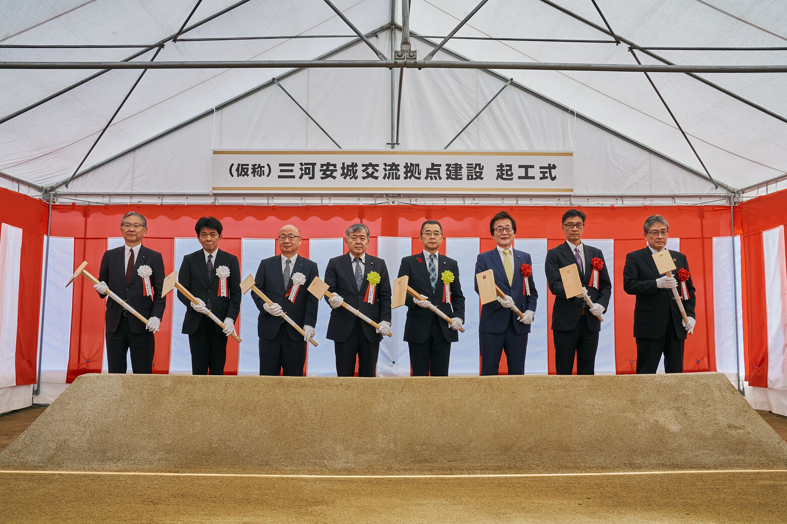 【シーホース三河】2028年からの新アリーナ起工式 東海道新幹線「三河安城」駅前に建設 地域の新たな「交流拠点」目指す｜FNNプライムオンライン