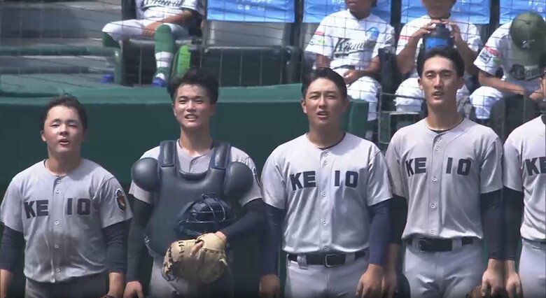 強さの秘訣は“逆境”での笑顔。慶応15年ぶりベスト8で話題の「自由な髪型」と「清原Jr.」 野球部OBが語るチームの底力｜FNNプライムオンライン