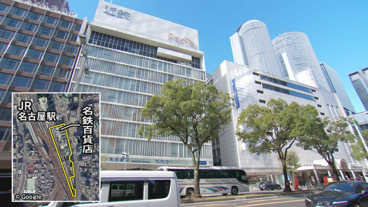 “壁のようなビル”の計画から変更…着工が見送られていた名古屋駅一帯の再開発計画が前進 2027年度着工を検討 南北全長で約400mの複合ビル｜FNNプライムオンライン