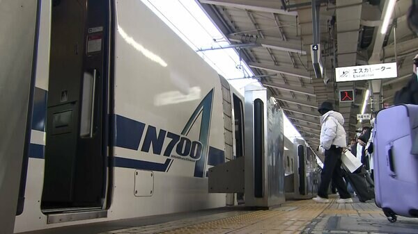 JRの年末年始の予約数が過去最高を更新…JR東は12月30日と1月3日ピーク 東海は28日と4日｜FNNプライムオンライン