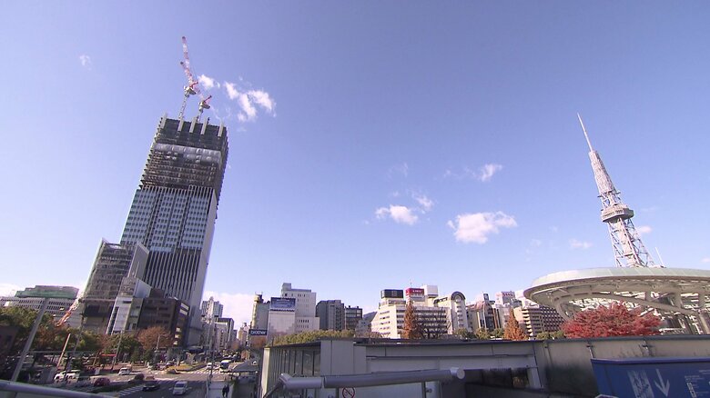 “約400m”にわたる複合ビルも誕生か…東海3県各地で進む『再開発』ザ・ランドマーク名古屋栄はエリアで“最高層”に｜FNNプライムオンライン