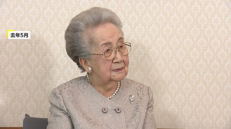 三笠宮様と75年連れ添い母子愛育会は62年間総裁を…百合子さま101歳で逝去 日本文化普及にも尽力｜FNNプライムオンライン
