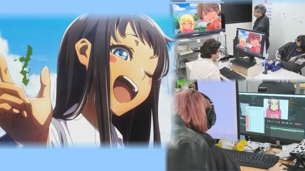 「好きな人の言葉が分からない！」沖縄を舞台にした異文化ラブコメ”沖ツラ”アニメ制作現場に潜入｜FNNプライムオンライン