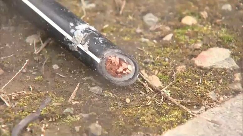 【衝撃】銅線“計3900メートル”の3900万円分が盗難…太陽光発電施設で被害 発電止まり気づく…山梨・北杜市｜FNNプライムオンライン