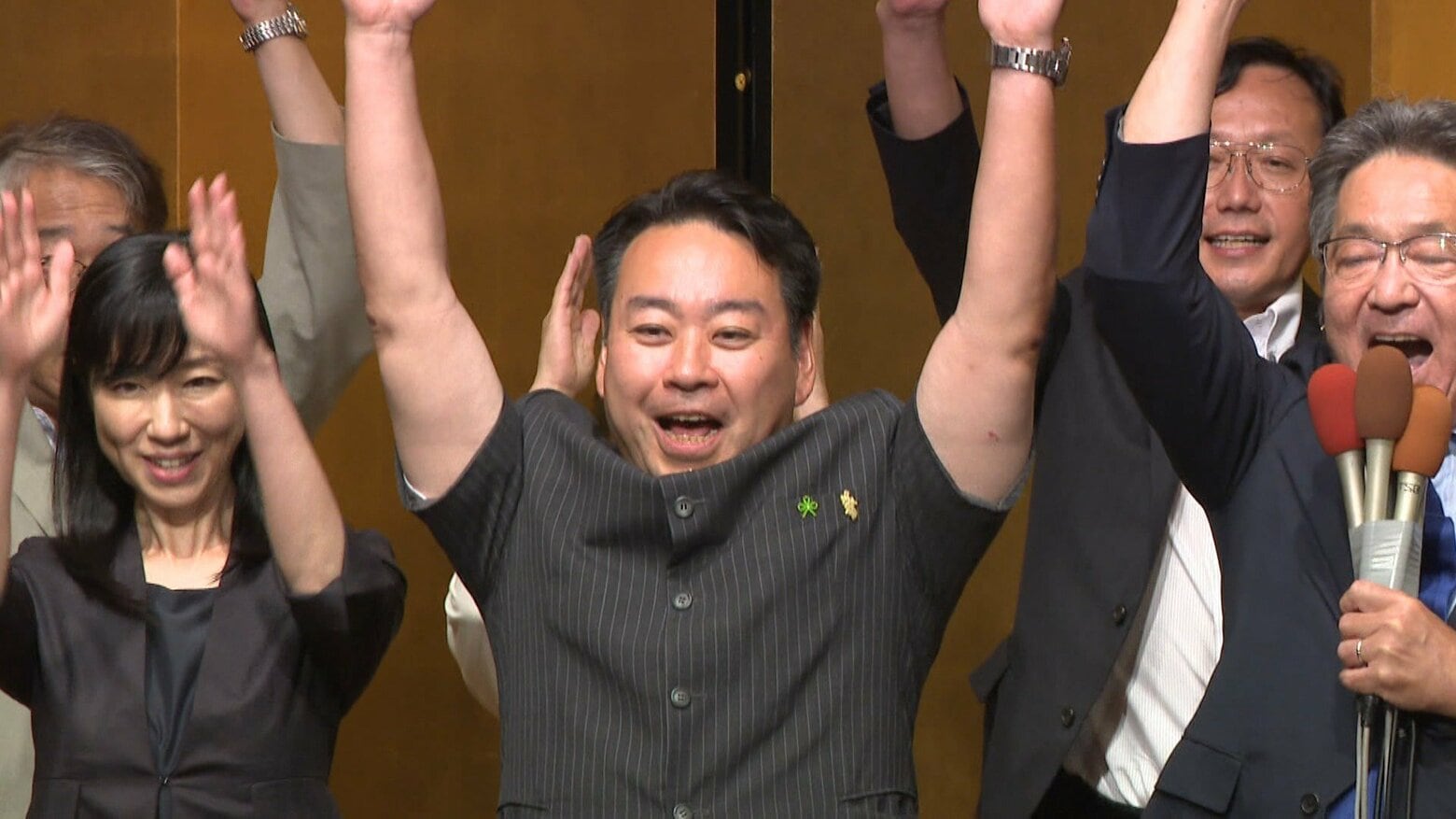 【速報】羽田元首相の息子・立憲の羽田次郎氏が半袖ジャケットで当選確実に…国民・榛葉幹事長も当選確実【参院選2025】｜FNNプライムオンライン