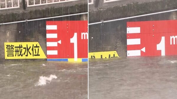 【台風6号】一気に増水…都内の5河川に一時「レベル4氾濫危険警報」 関東各地で停電発生｜FNNプライムオンライン