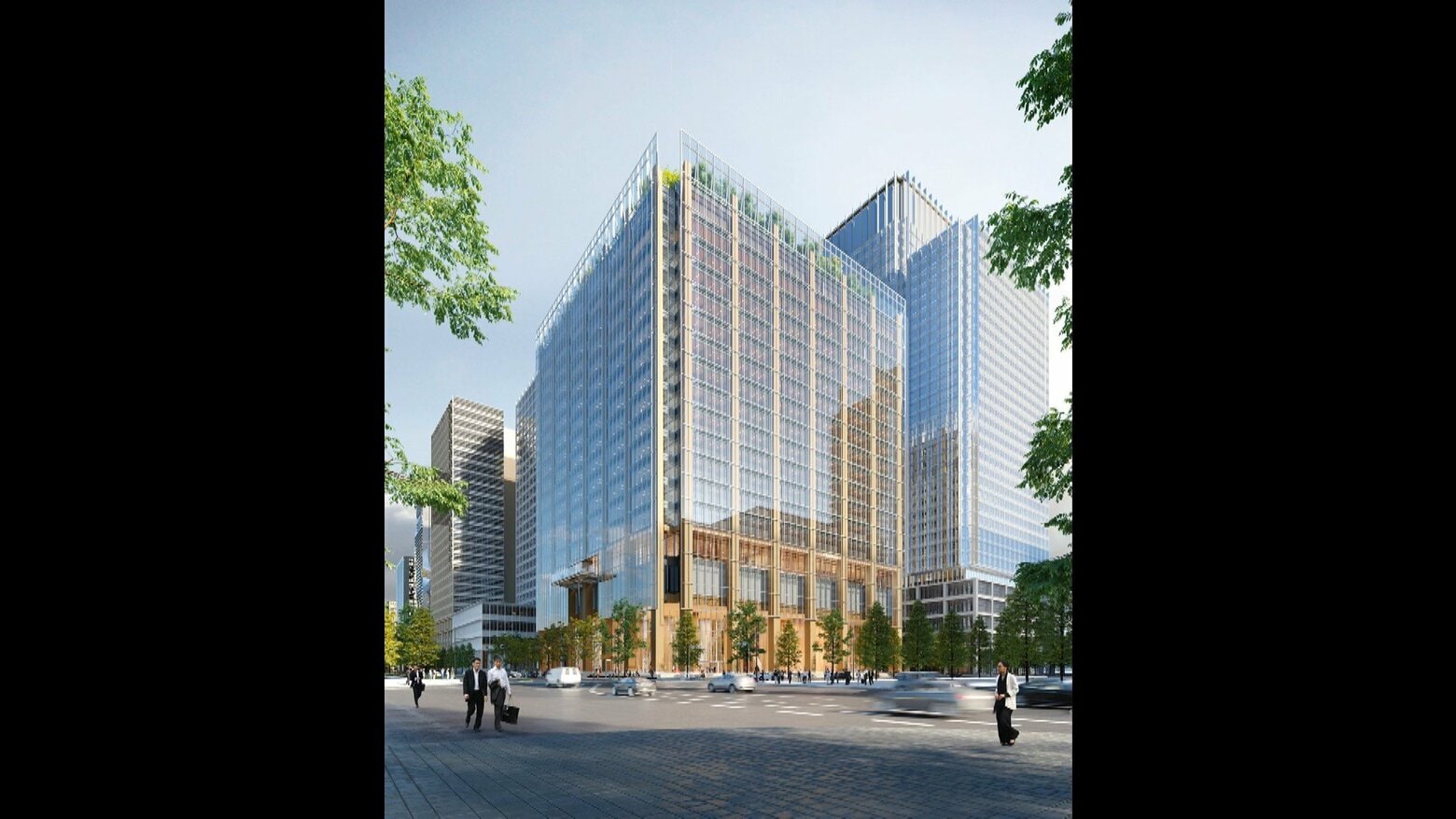 高さ100m世界最大級「木造高層ビル」建設へ 東京・丸の内 2028年度完成予定｜FNNプライムオンライン