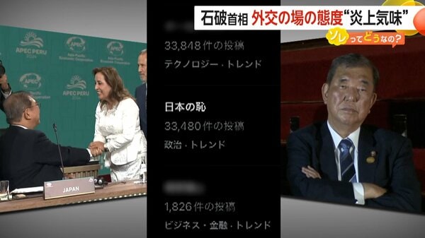 「日本の恥」石破首相の“外交の場”の態度が物議 「イスに座ったまま握手」「スマホを操作」で炎上気味 専門家「イメージ戦略を作って」｜FNNプライムオンライン