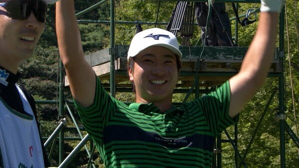 【ハイライト映像・杉浦悠太】またもドラマが生まれた！この日2人目！16番ホールでホールインワン達成！＜ロピアフジサンケイクラシック・最終日＞｜FNNプライムオンライン