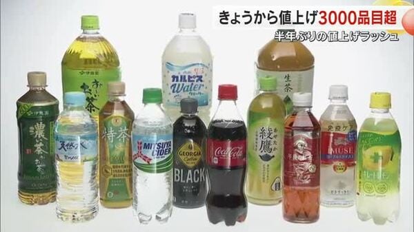 財布を直撃…10月1日に値上げされる食品 民間信用調査会社調べでは3000品目超【岡山・香川】｜FNNプライムオンライン