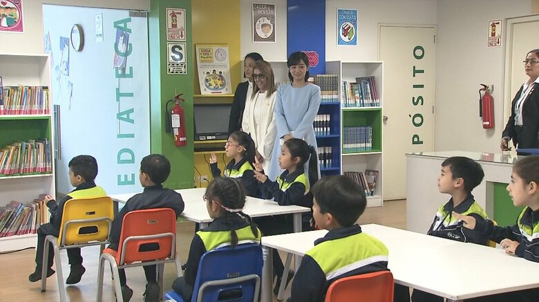 「笑顔のプリンセス」佳子さま 日系人の子どもたちと交流 姉・眞子さん植えた木のそばに植樹 ペルー訪問日程終える｜FNNプライムオンライン