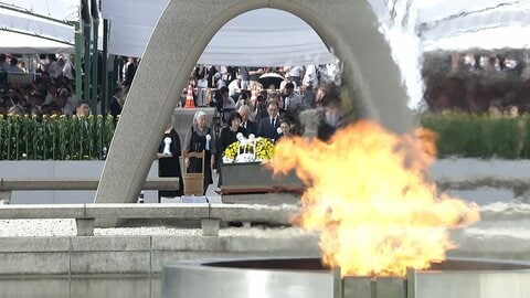 「核戦争・核兵器ない世界へ」　原爆投下から80年　被爆者ら“祈り”