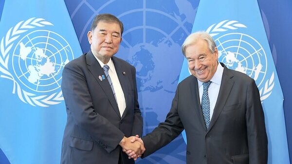 石破首相がNY到着し国連総会で演説へ 安保理改革の必要性やパレスチナ情勢「2国家解決」支持を説明へ｜FNNプライムオンライン