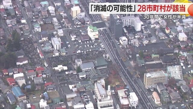 県内の8割が「消滅可能性自治体」 28の市町村が該当 今後30年で20～39歳女性が半数以下に【山形発】｜FNNプライムオンライン