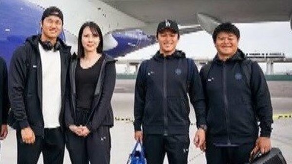 大谷翔平夫妻の隣で山本由伸投手が男性通訳と手つなぎ？勘違いでSNSざわつく｜FNNプライムオンライン