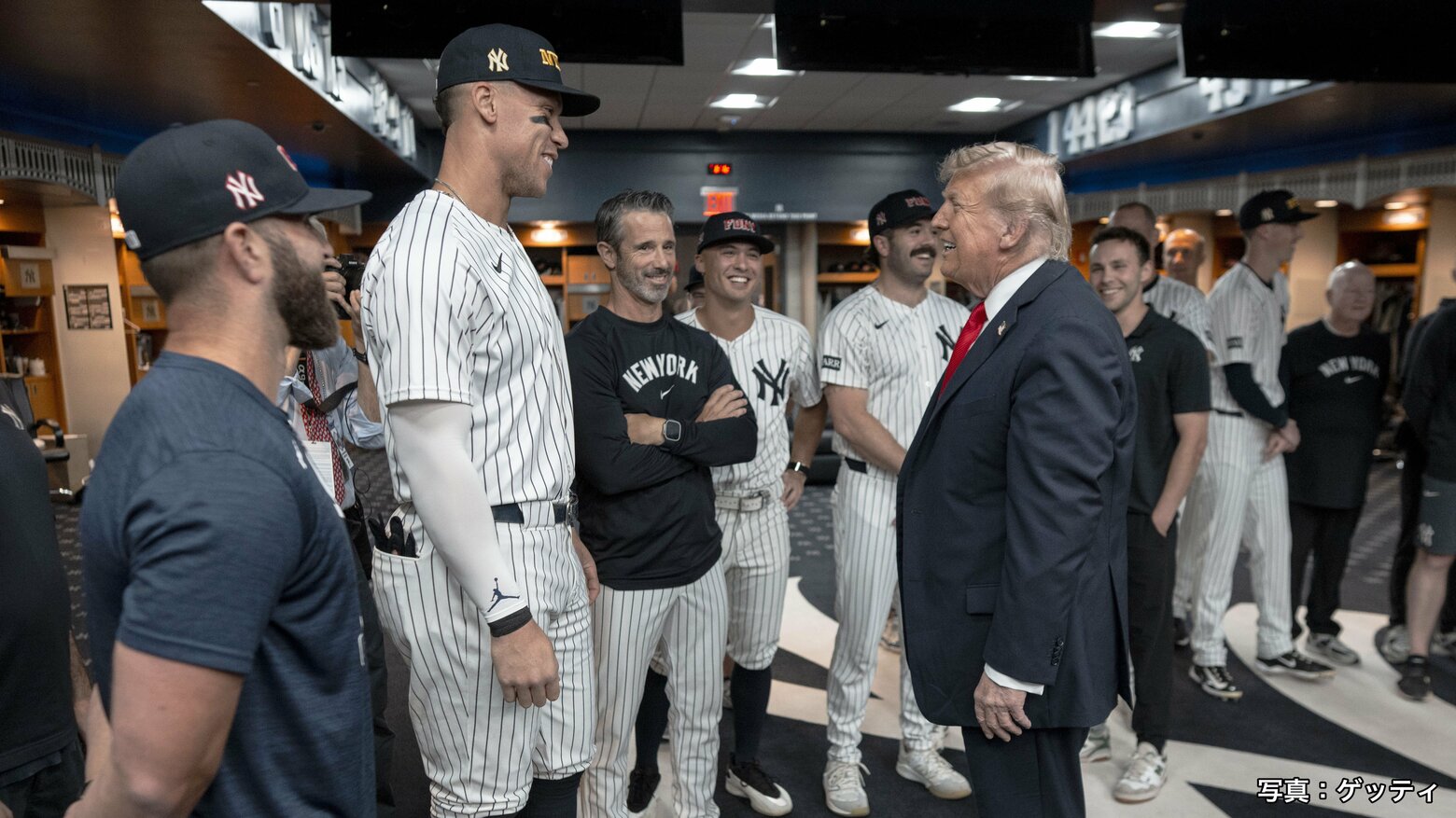 トランプ大統領も観戦…ヤンキース・ジャッジが「9・11」に1試合2発！2打席連続45、46号ホームラン｜FNNプライムオンライン