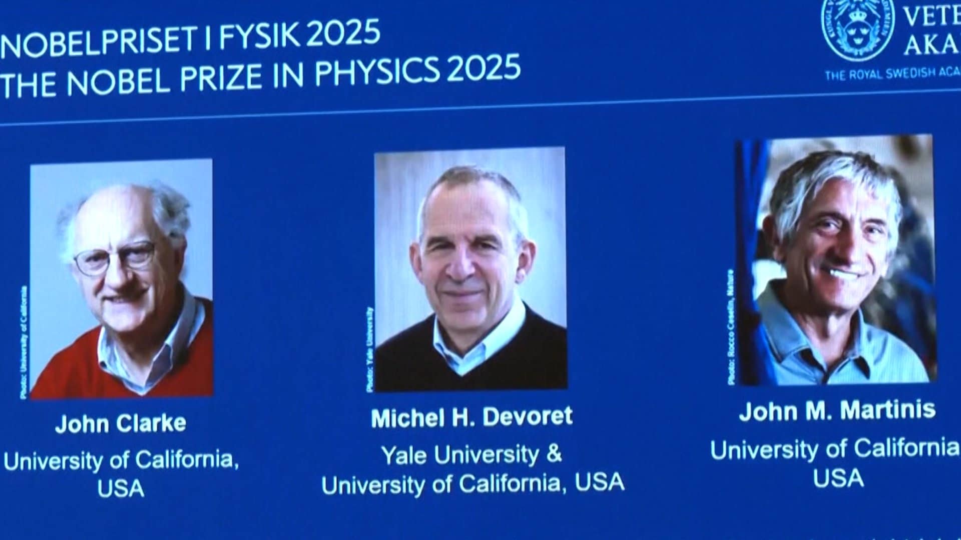 ノーベル物理学賞にアメリカ・カリフォルニア大学クラーク教授ら3人 「量子トンネル効果」を実証（FNNプライムオンライン）｜dメニューニュース（NTTドコモ）