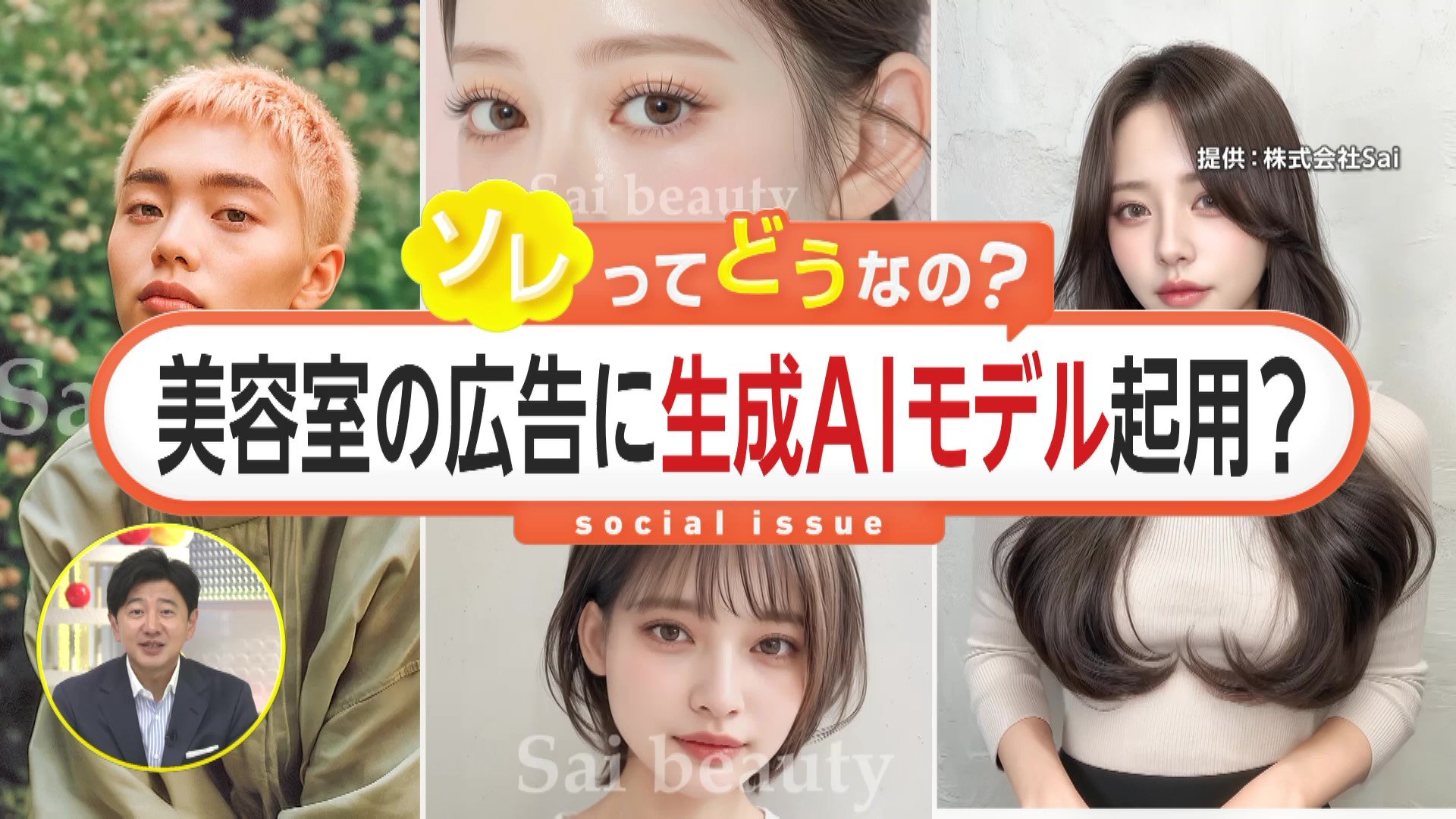 「生成AIモデル」が美容室の広告に？モデル撮影“負担軽減”の新サービス…「経費削減になる」「それ通りになるか」賛否の声（FNNプライムオンライン）｜dメニューニュース（NTTドコモ）