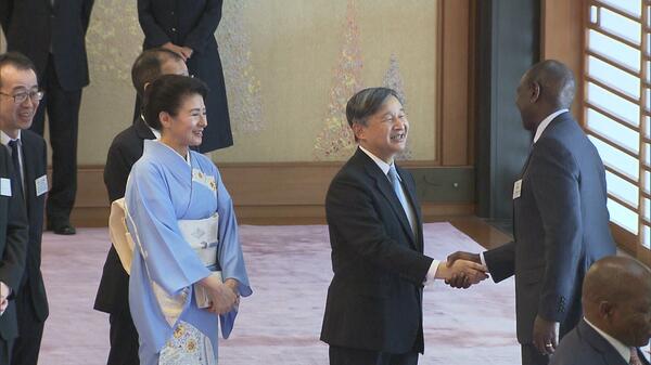 愛子さまや佳子さまなど女性皇族は和装でご出席 アフリカ首脳を招いた宮中茶会｜FNNプライムオンライン